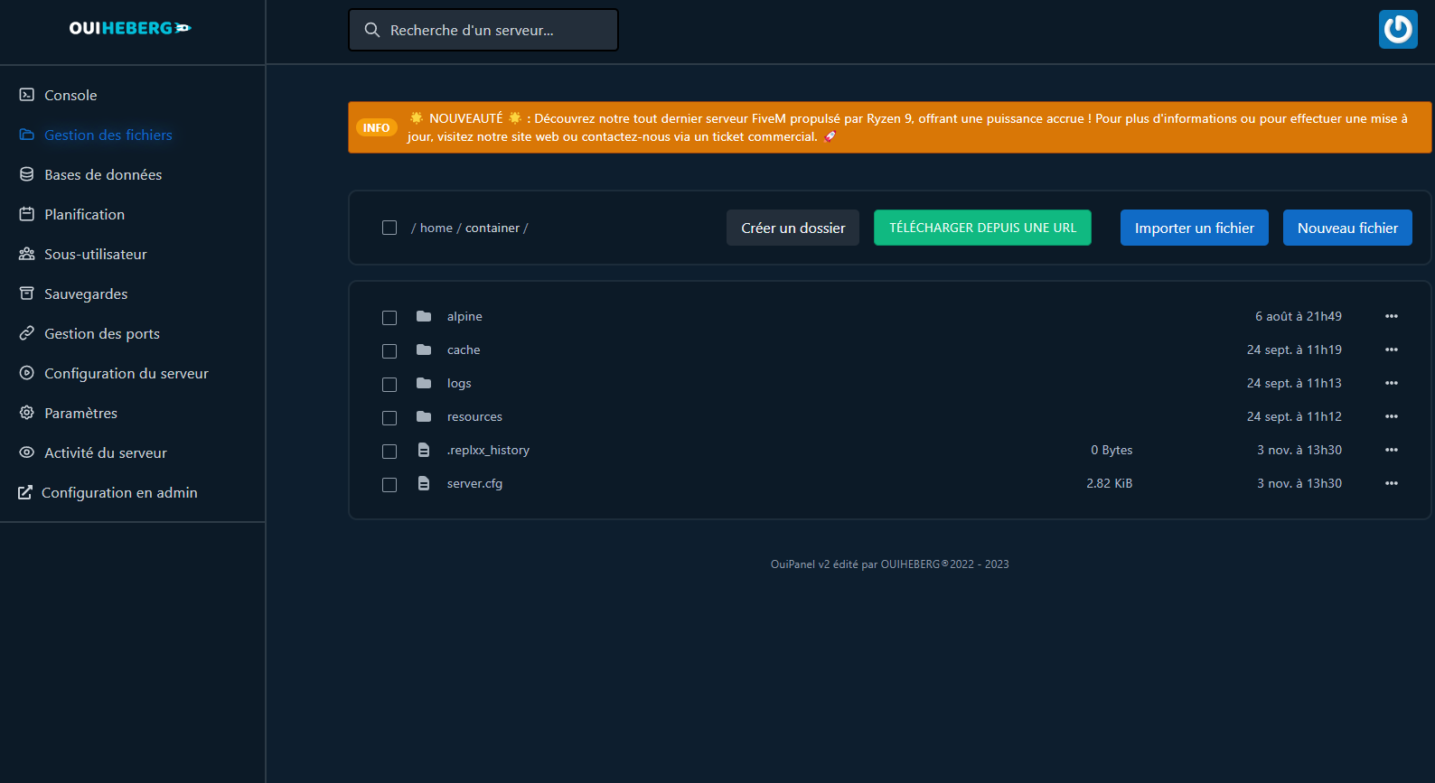 Hébergeur FiveM | Anti-DDoS inclus | Joueurs non limités
